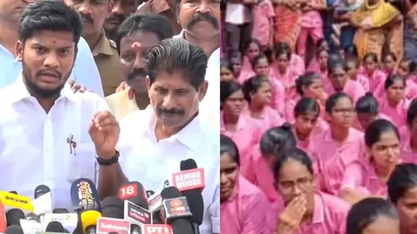 Massive Protest Outside Trichy Govt Hospital After Nursing Student Dies ...