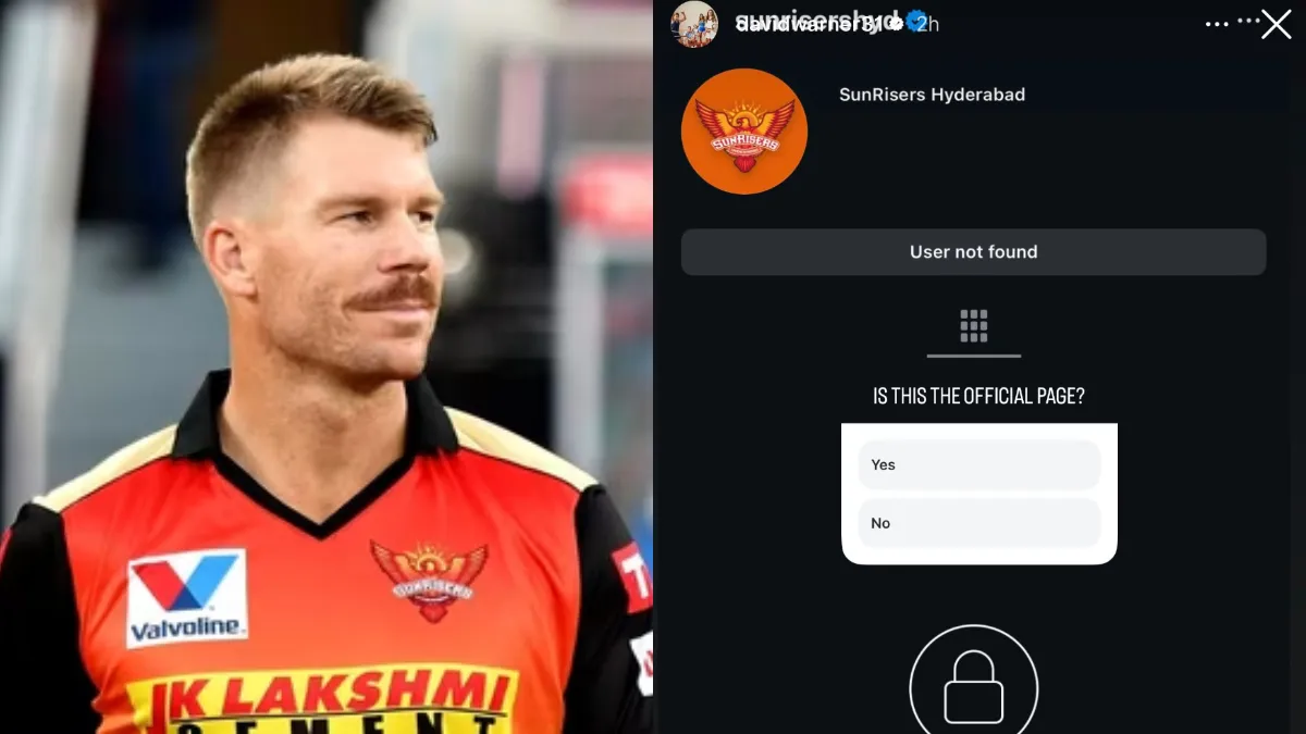 SRH Block David Warner? Australia Superstar’s Social Media Post On ...
