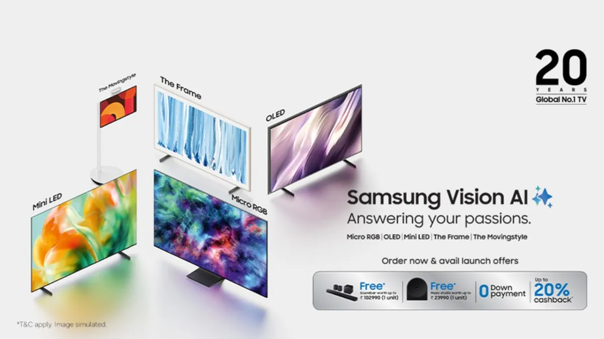 Samsung Launches 2026 Vision AI TVs In India With Micro RGB, OLED And ...