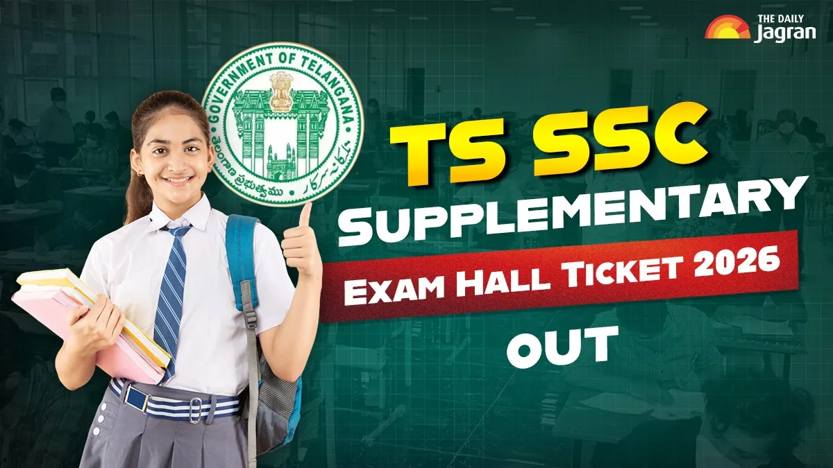 TS SSC Supplementary Exam Hall Ticket 2026 Out: Download Admit Card PDF ...