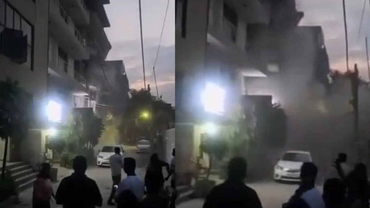 Saket Building Collapse: Fresh Video Captures Moments Before Structure ...
