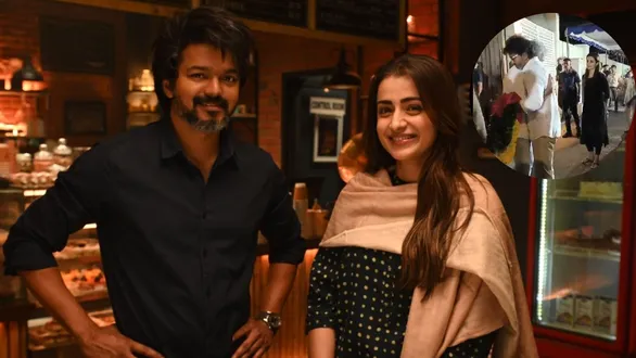 Thalapathy Vijay And Trisha Krishnan Pay Condolence Visit To Ajith ...