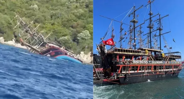 Pirate-Themed Tourist Boat Sinks Off Turkey Coast, 148 Passengers Rescued