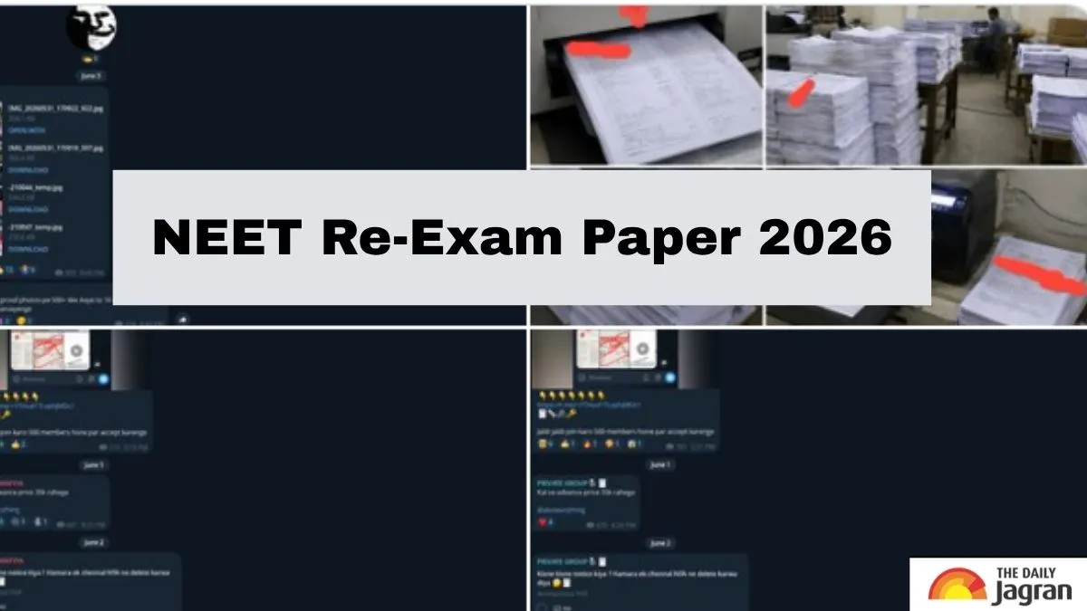 NEET UG 2026 Re-Exam Paper Leak Allegations Surface; NTA Refers ...