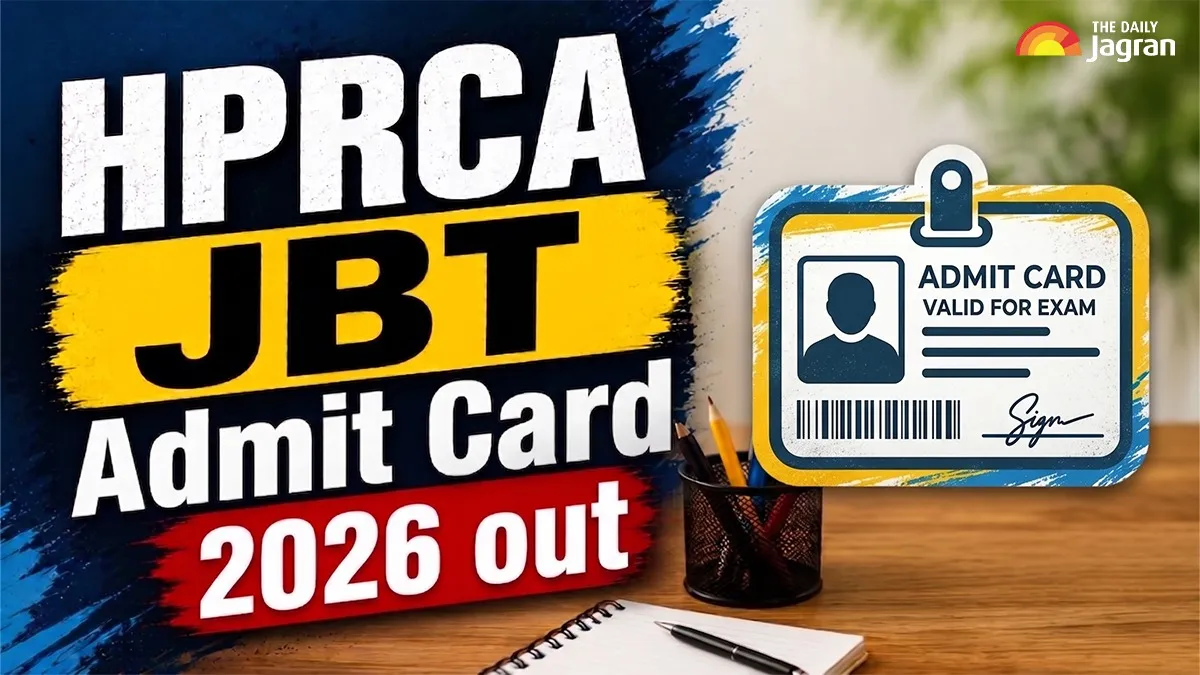HPRCA JBT Admit Card 2026 Out: Download Hall Ticket PDF At hprca.hp.gov ...