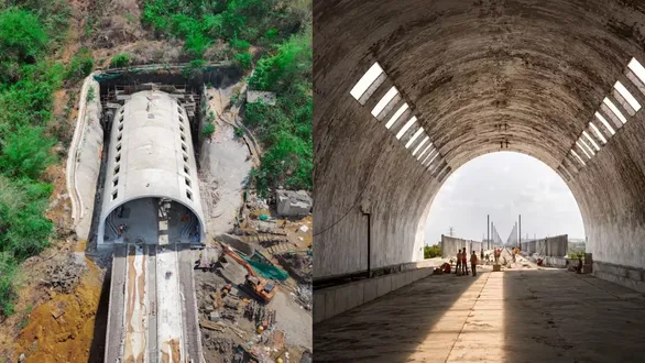 Mumbai-Ahmedabad Bullet Train: NHSRCL Introduces Advanced Tunnel Hood ...