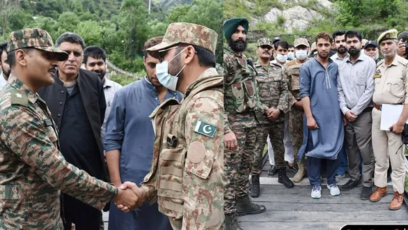 India-Pakistan Army Officers Share Rare Handshake At LoC; What Led To ...