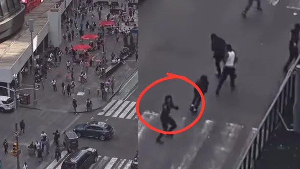 New York's Times Square Shooting: Gunshots Send Crowds Running For ...