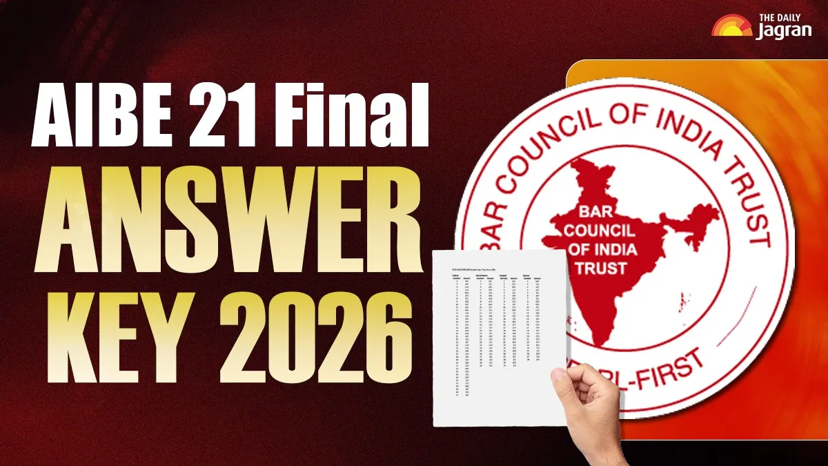 AIBE 21 Final Answer Key 2026: BCI To Release Set-Wise Answer Key PDF ...
