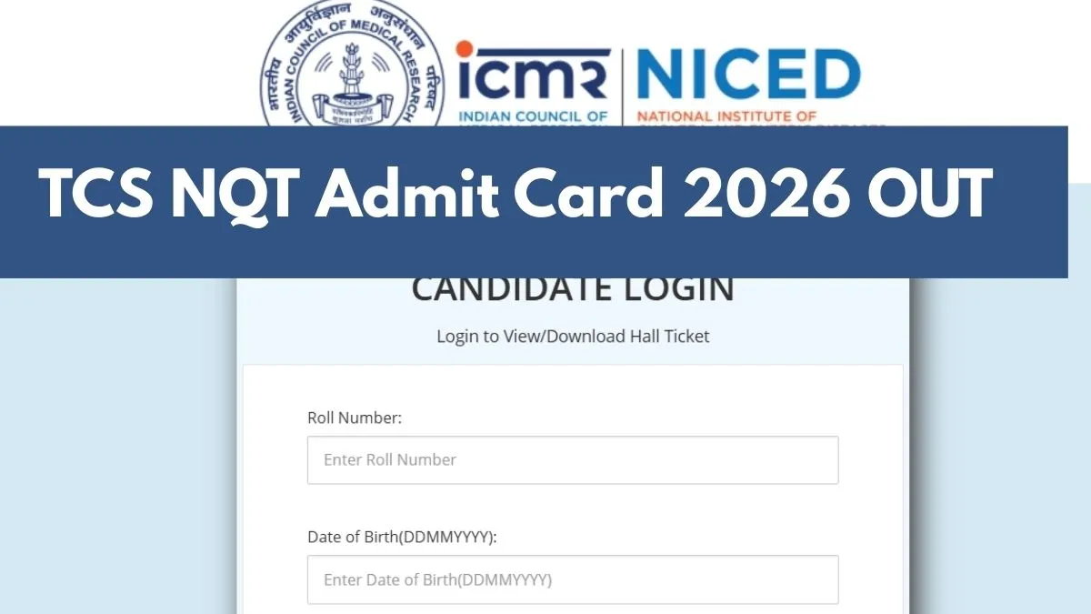 TCS NQT Admit Card 2026 Out Download Tata Consultancy Services April ...